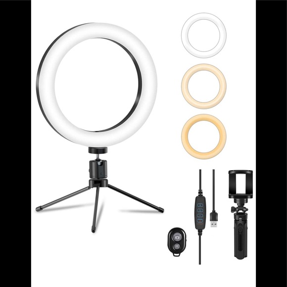 Cameras, Photo & Video | Led Ring Light With Two Tripod Stands | Poshmark